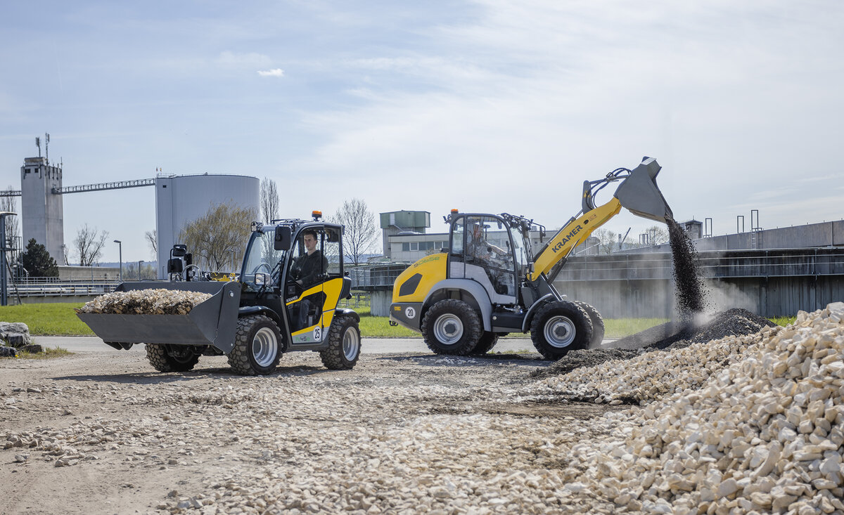 Kramer presents two new electric construction machines – the wheel ...